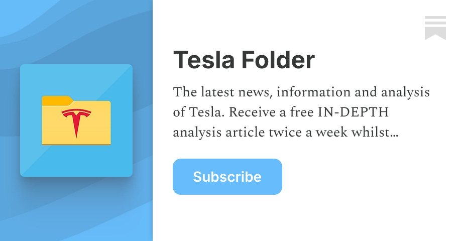 Tesla Folder | The Tesla Folder | Substack
