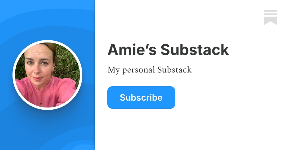 Amie’s Substack | Amie O'Connor Poole | Substack
