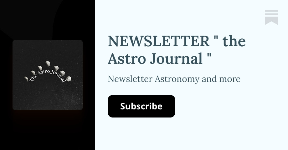 NEWSLETTER " the Astro Journal " | Substack
