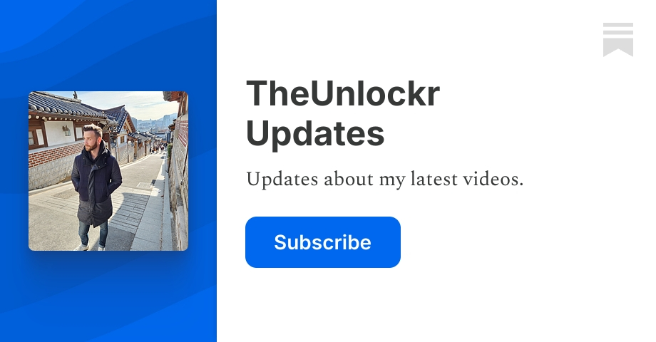TheUnlockr Updates | David Cogen | Substack