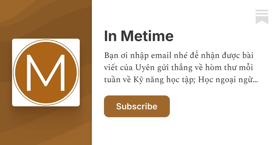 In Metime by Tố Uyên | Substack