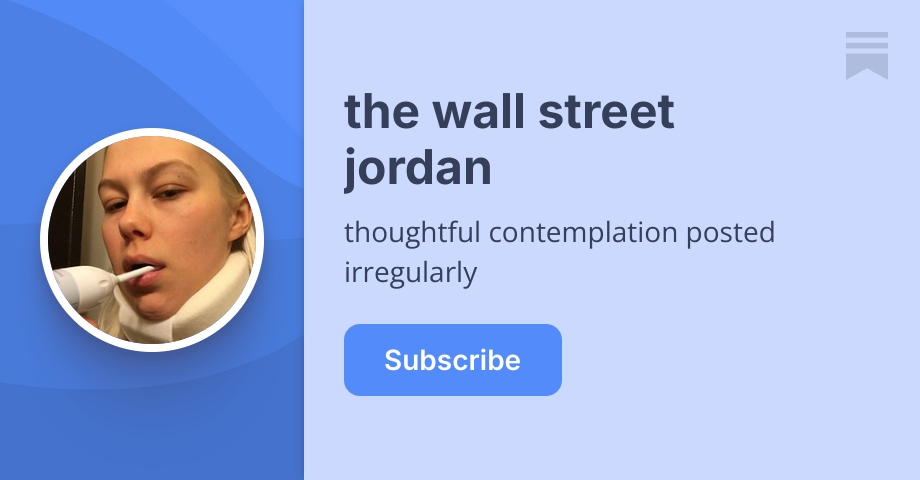 the wall street jordan | 𝓵𝓵 𝓬øø𝓵 𝓳ordan | Substack