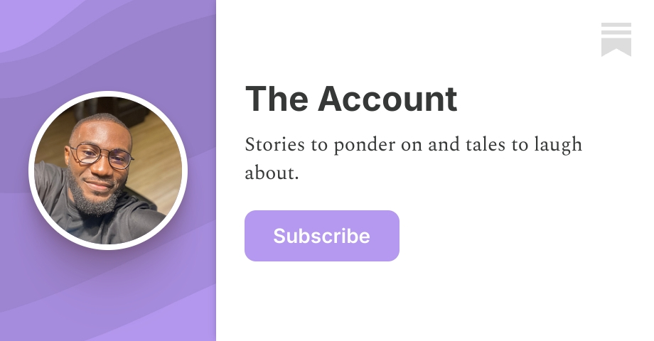 The Account | Kenneth Okoro | Substack