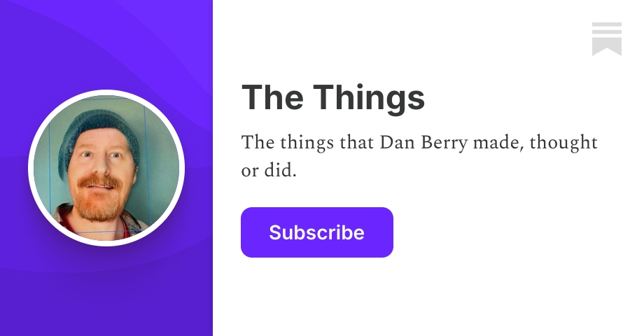 Various Musical Things - by Dan Berry - The Things