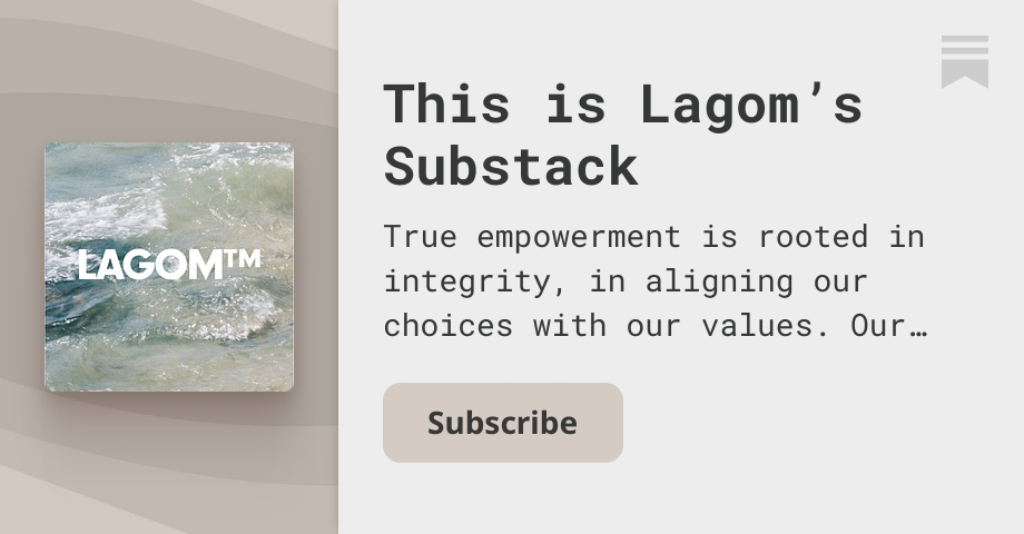 This is Lagom’s Substack | Substack