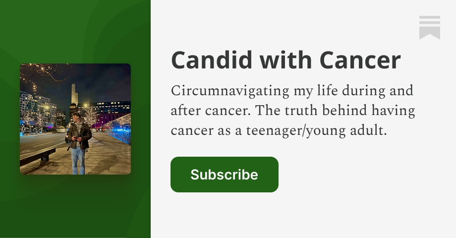 Candid with Cancer | Thomas Ashley | Substack