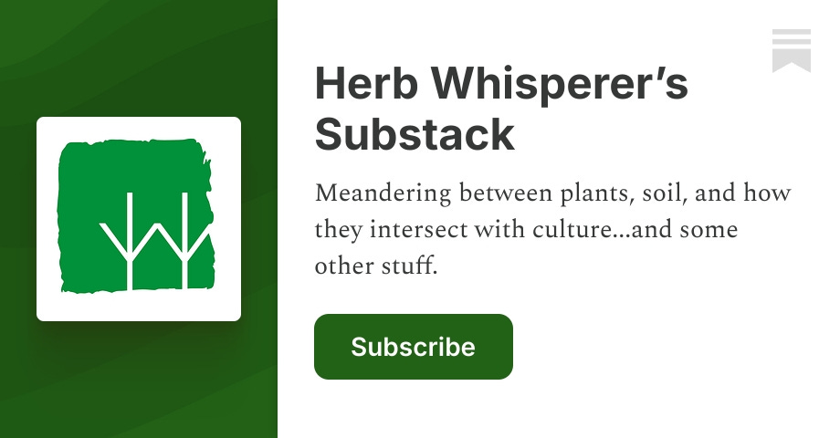 Herb Whisperer’s Substack | Thomas Avery Garran, PhD | Substack