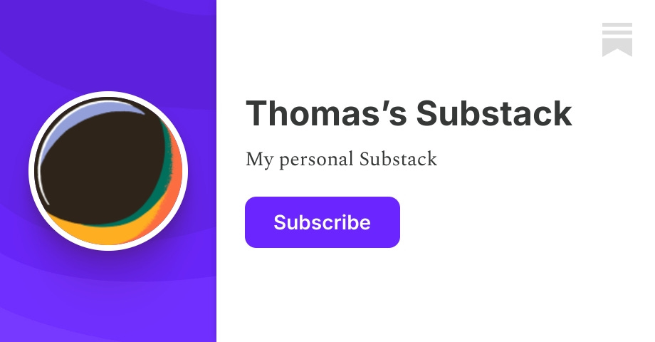 Thomas’s Substack | Thomas Guitarman | Substack
