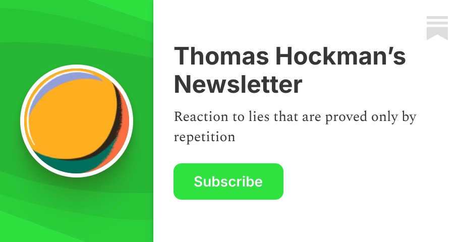 Thomas Hockman’s Newsletter | Thomas Hockman, Esq. | Substack