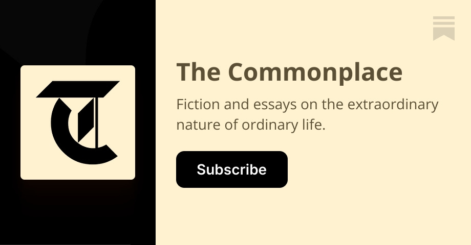 The Commonplace | Thomas J Bevan | Substack