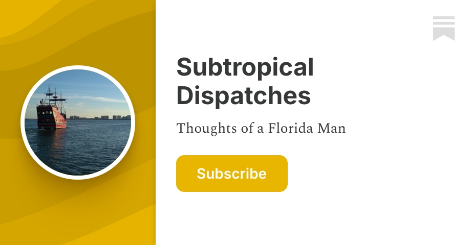 Subtropical Dispatches | Thomas Jerome | Substack