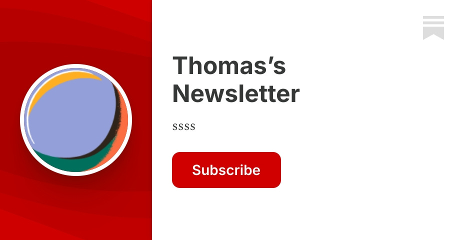 Thomas’s Newsletter | Thomas McEnery | Substack