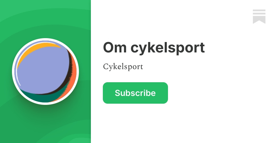 Om cykelsport | Substack