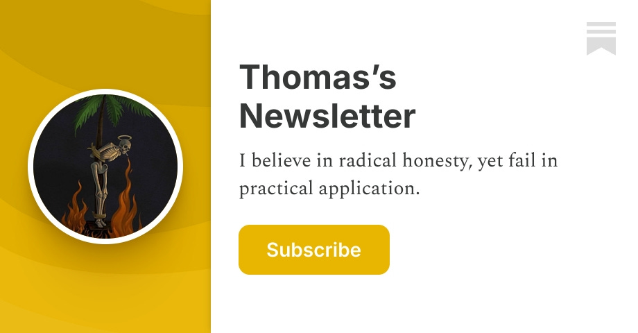 Thomas’s Newsletter | Thomas Watson | Substack