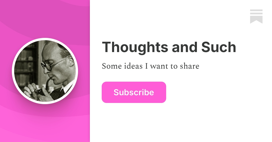 Thoughts and Such | Noah | Substack