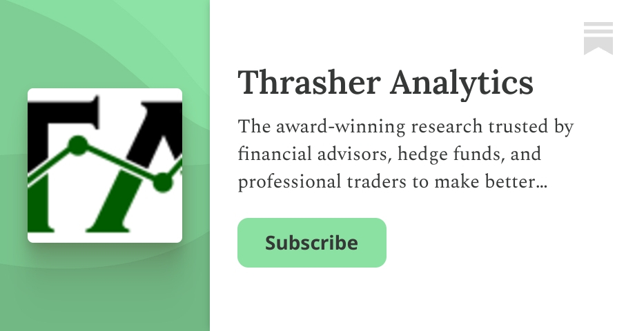 Thrasher Analytics Substack | Substack