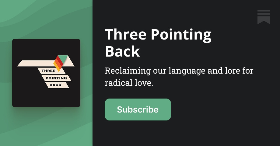 Three Pointing Back | Jonathan Tomick | Substack