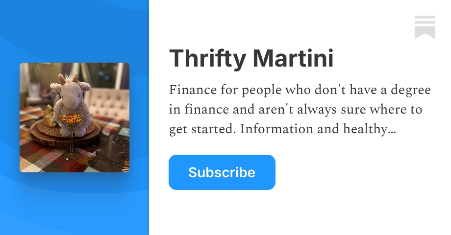 Thrifty Martini | Substack