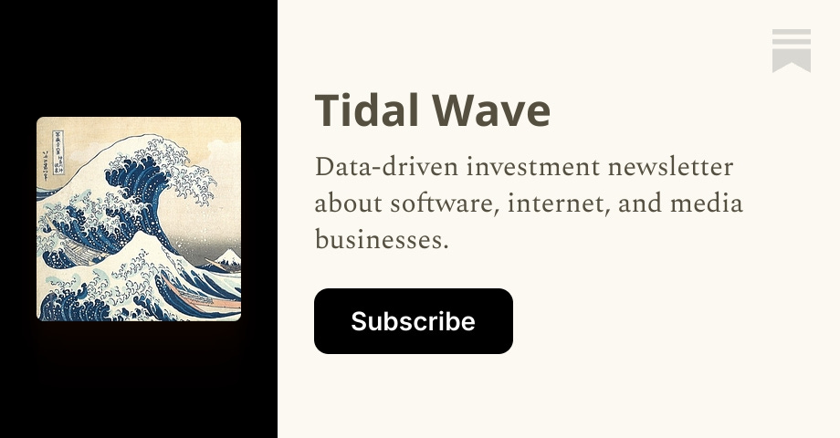Software Investing Resources - by Arda Capital - Tidal Wave