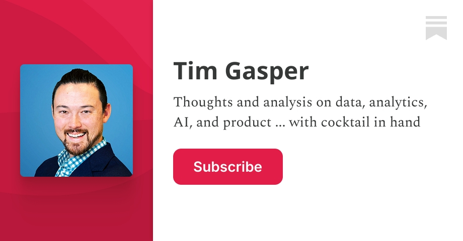 The Tim Gasper Substack | Substack