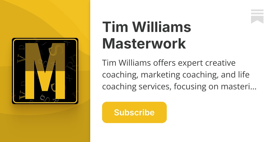 Tim Williams Masterwork | Substack