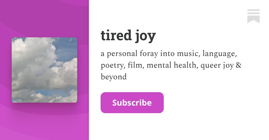 Substacks recommended by Sacha | tired joy