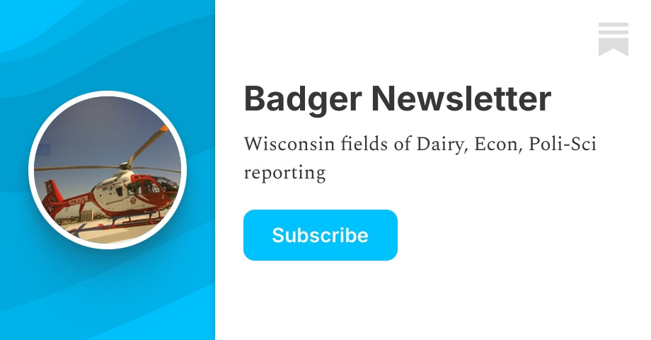 Badger Newsletter | T. G. Erickson | Substack