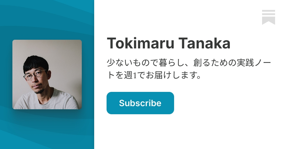 Tokimaru Tanaka | Substack