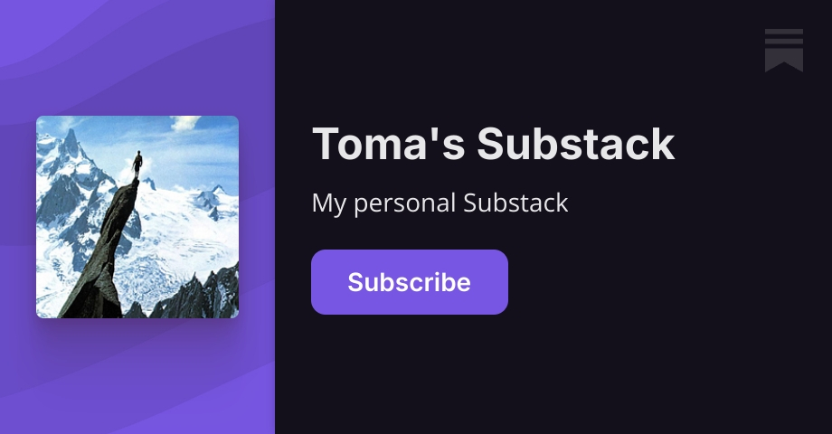 Toma's Substack | Toma Gruica | Substack