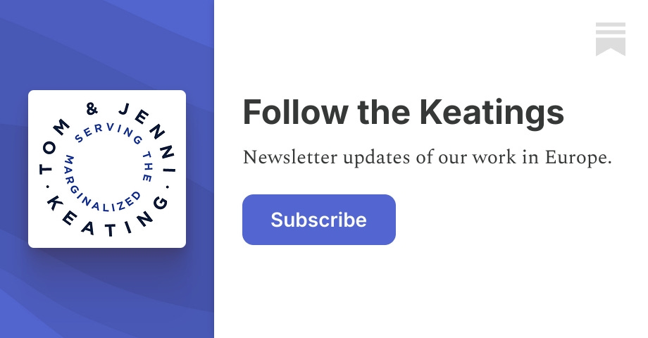 Follow the Keatings | Tom and Jenni Keating | Substack