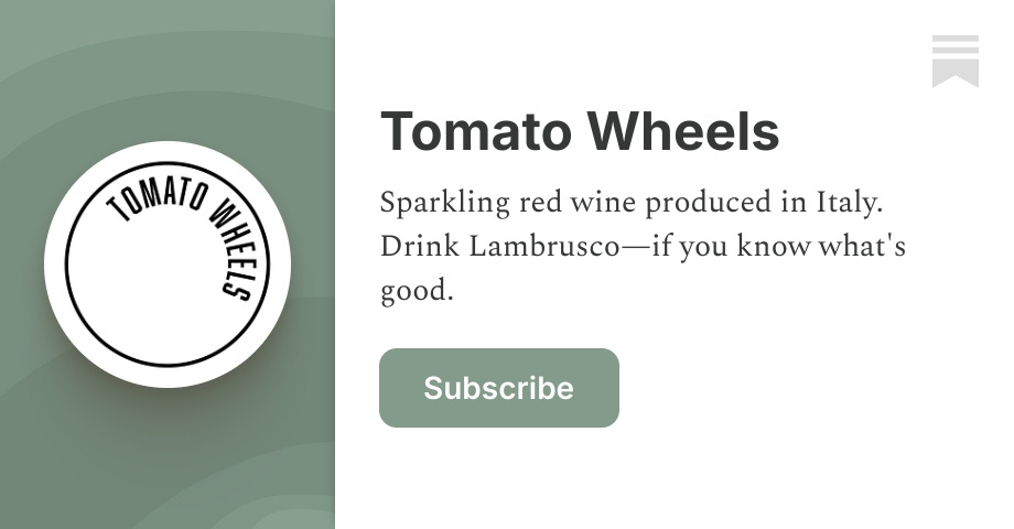 Tomato Wheels | Substack