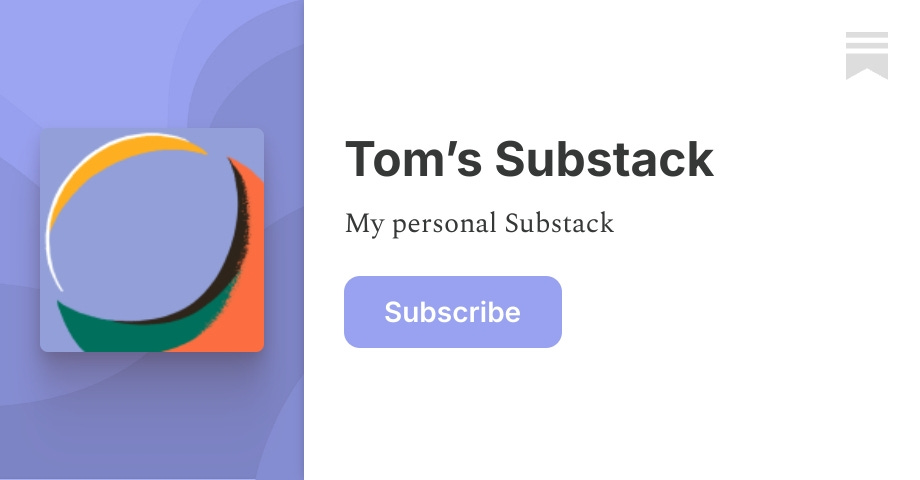 Tom’s Substack | Tom Dyer | Substack
