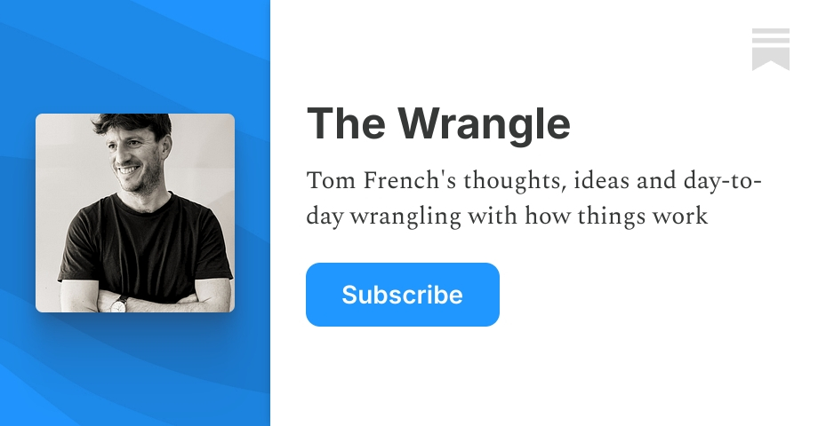 Three word slogan - by Tom French - The Wrangle