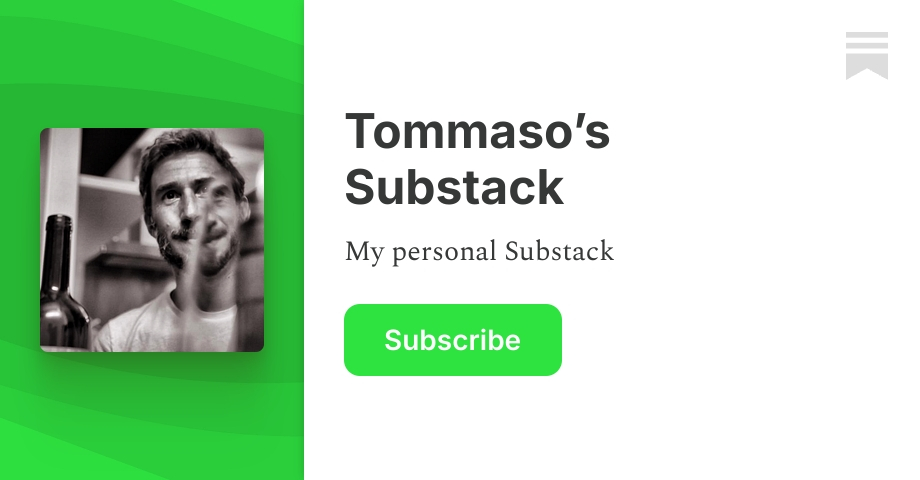 Tommaso’s Substack | Tommaso Ciuffoletti | Substack
