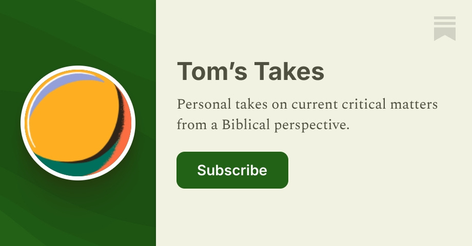 Tom’s Takes | Tom Terry | Substack