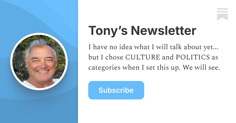 Tony’s Newsletter | Tony Simkus | Substack