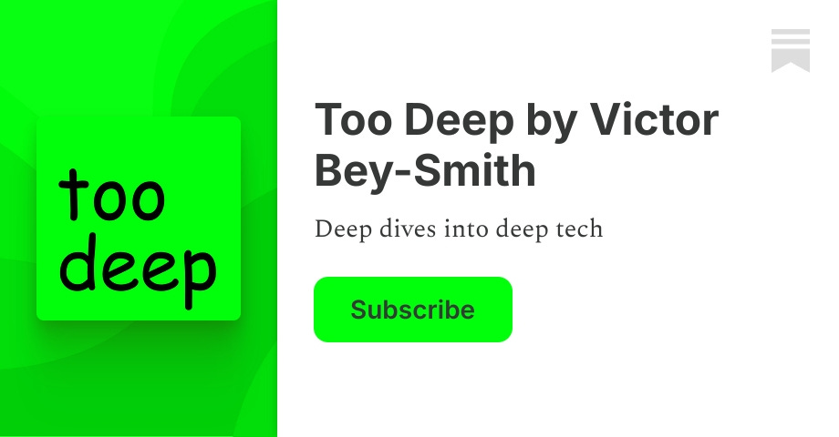 Too Deep by Victor Bey-Smith | Substack