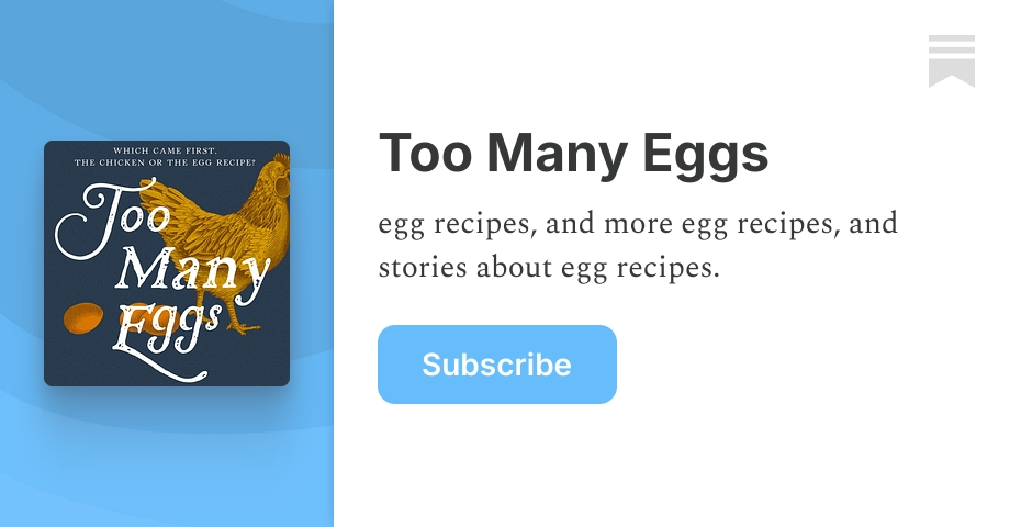 Delineator Cookbook - by Mimi Smith-Dvorak - Too Many Eggs