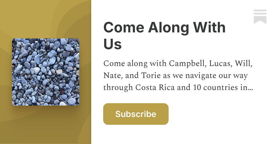 Come Along With Us | Torie O'Neill | Substack