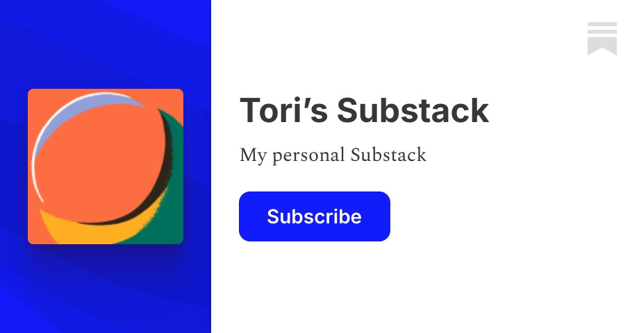 Tori’s Substack | Tori Jones | Substack