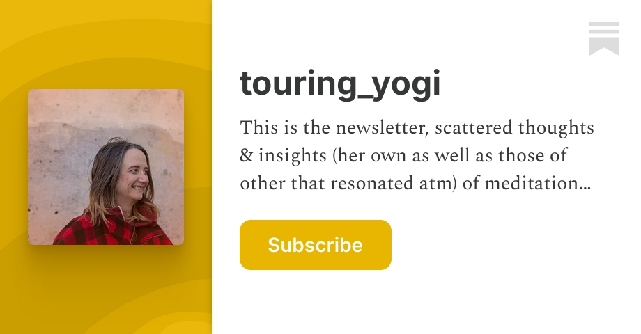 touring_yogi | Christina Svärdström | Substack