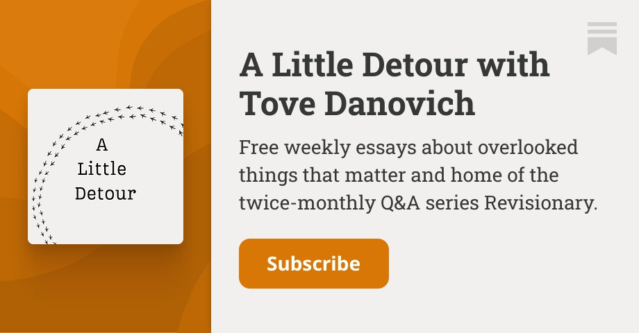 A Little Detour with Tove Danovich | Substack