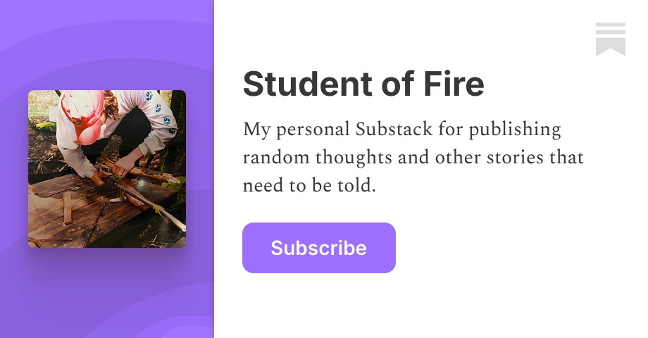 Student of Fire | Jeremy Bennett | Substack