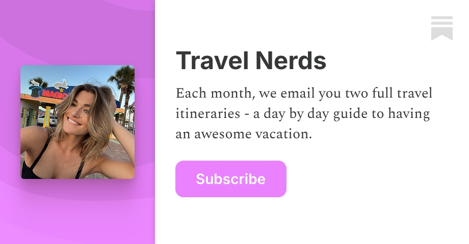 Travel Nerds | Substack