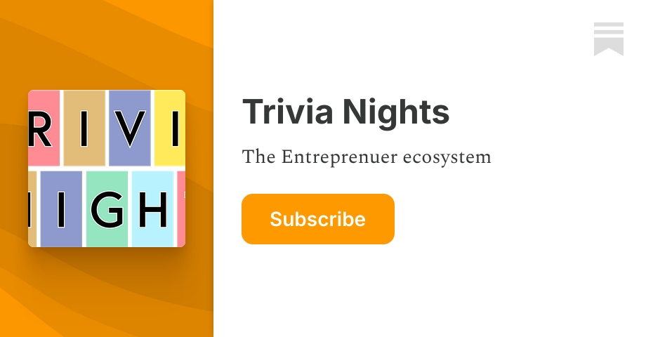 Trivia Nights | mystartupyatra | Substack