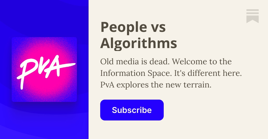 People vs Algorithms | Troy Young | Substack