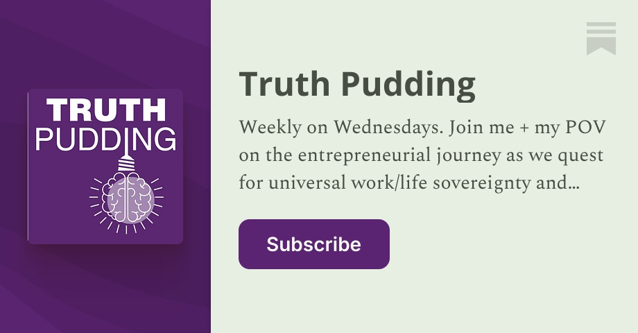 Truth Pudding | Rebecca Gunter | Substack