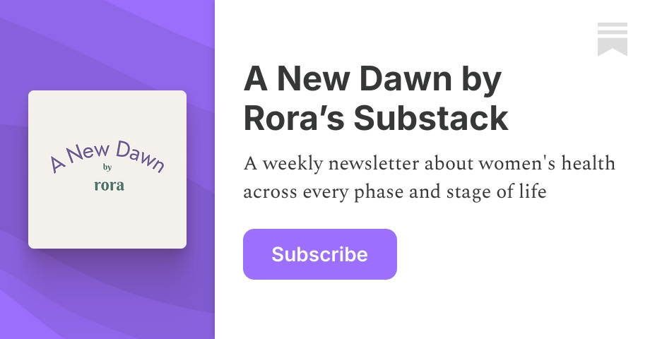 Caregiving in Menopause - A New Dawn by Rora’s Substack