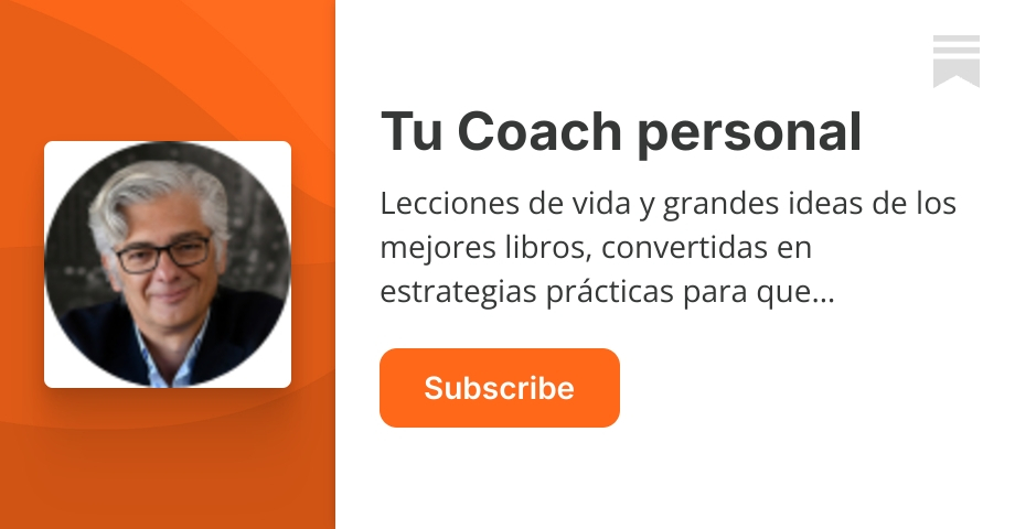 Tu Coach personal | Emilio Sánchez | Substack