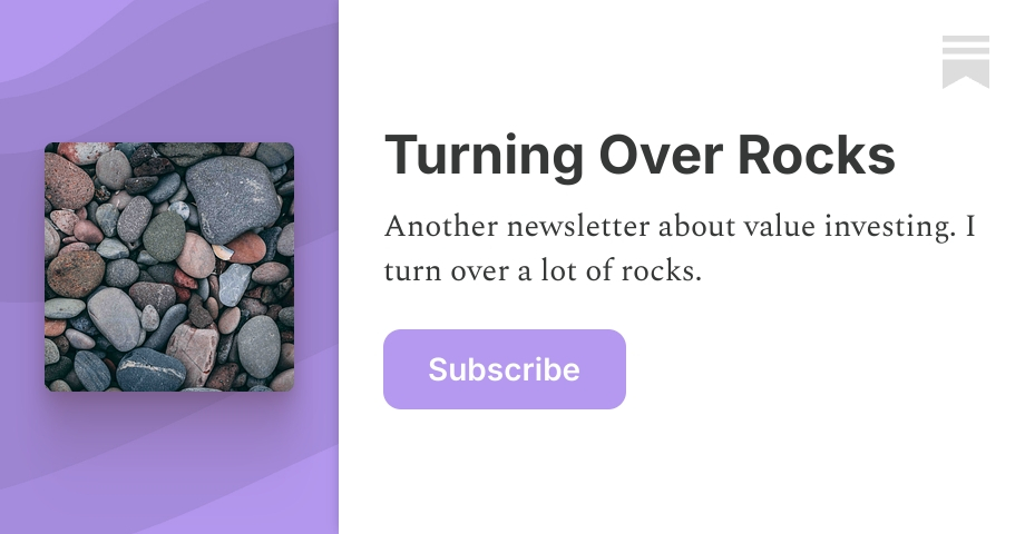 Turning Over Rocks | Substack